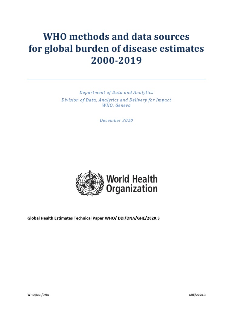 Who, 2020 | PDF | World Health Organization | Causes Of Death