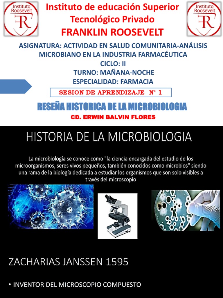 Clase 01 RESEÑA HISTÓRICA DE LA MICROBIOLOGÍA | PDF