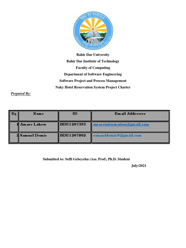 CHARTER | Download Free PDF | Software Development Process | Software ...