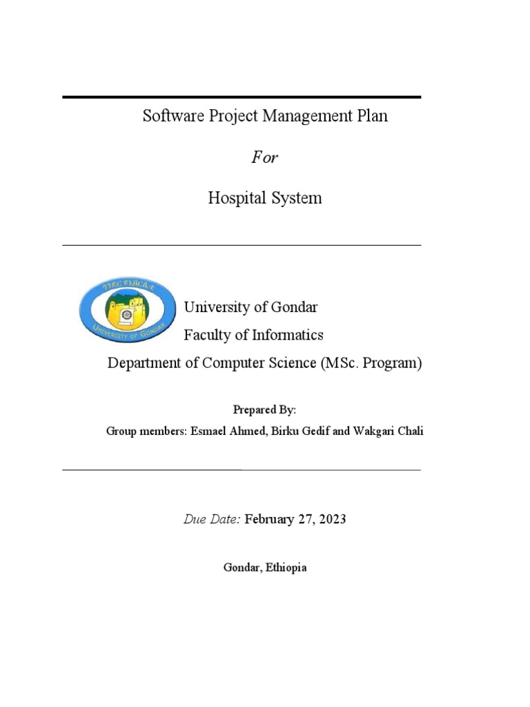 Software Project Management Plan | PDF | Project Management ...