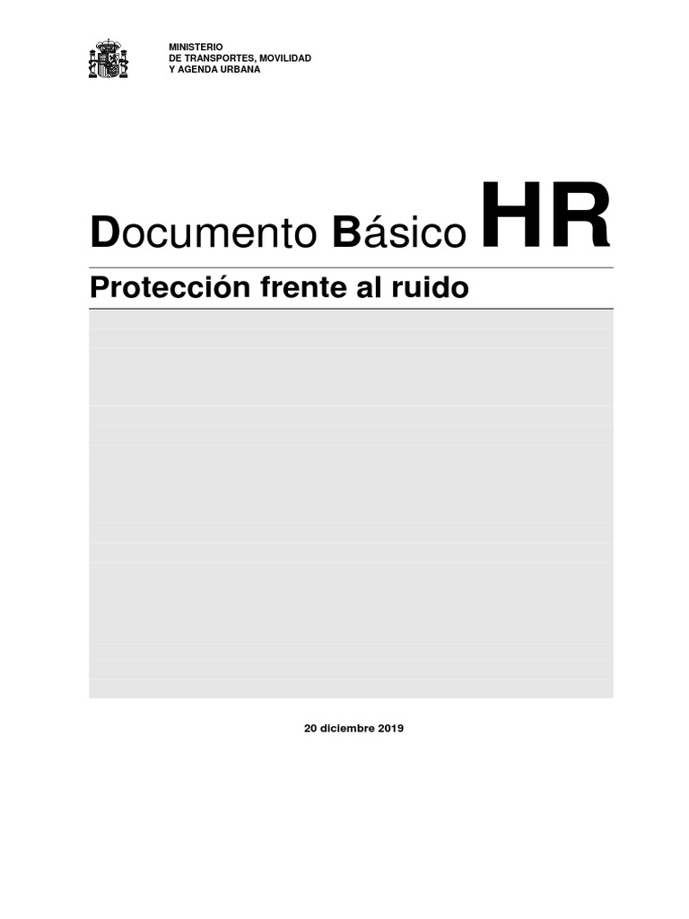 DBHR | PDF | ruido | Decibel