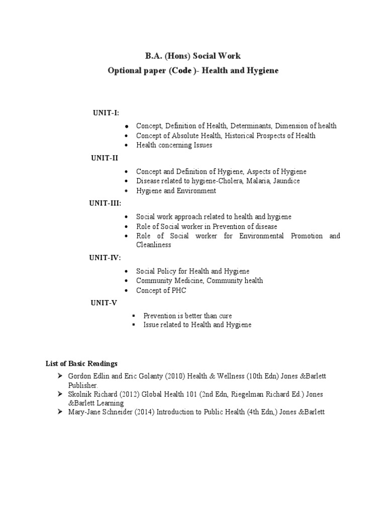 Health & Hygiene | PDF Health & Hygiene | PDF