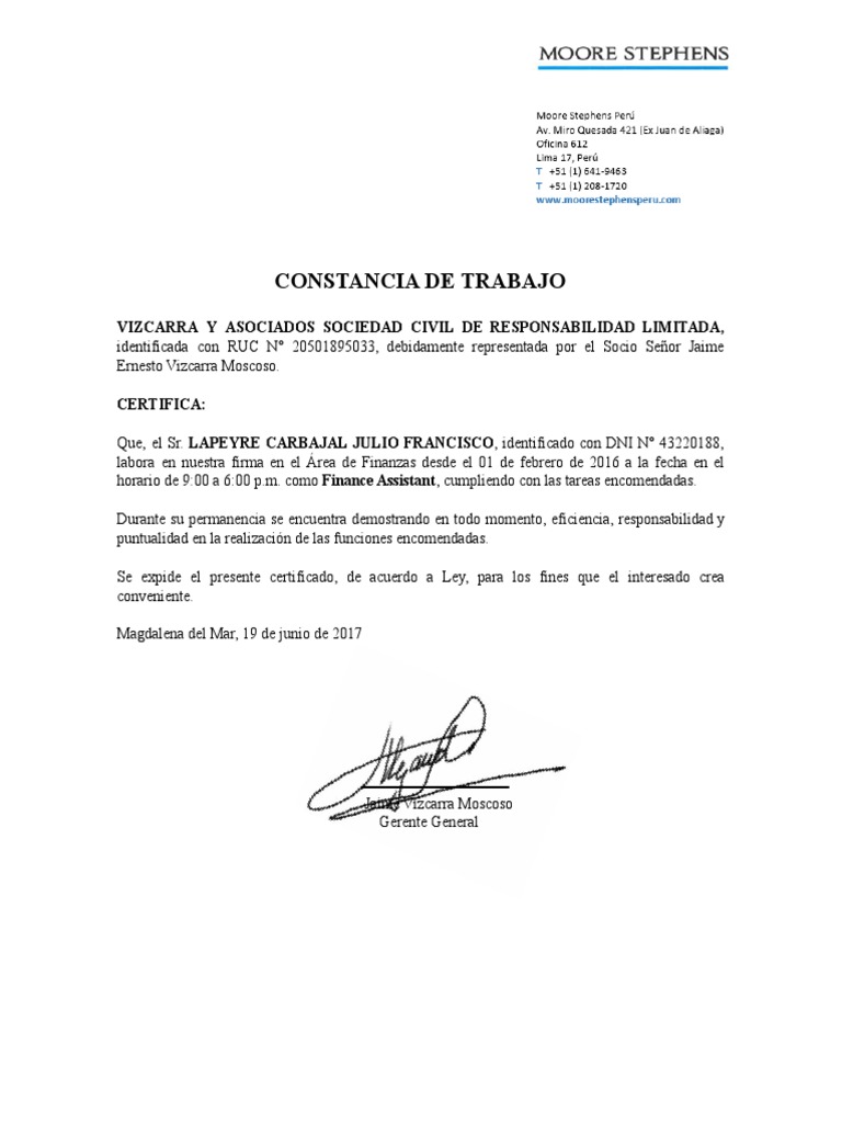 4 Certf Moore Stephens | PDF | Derecho