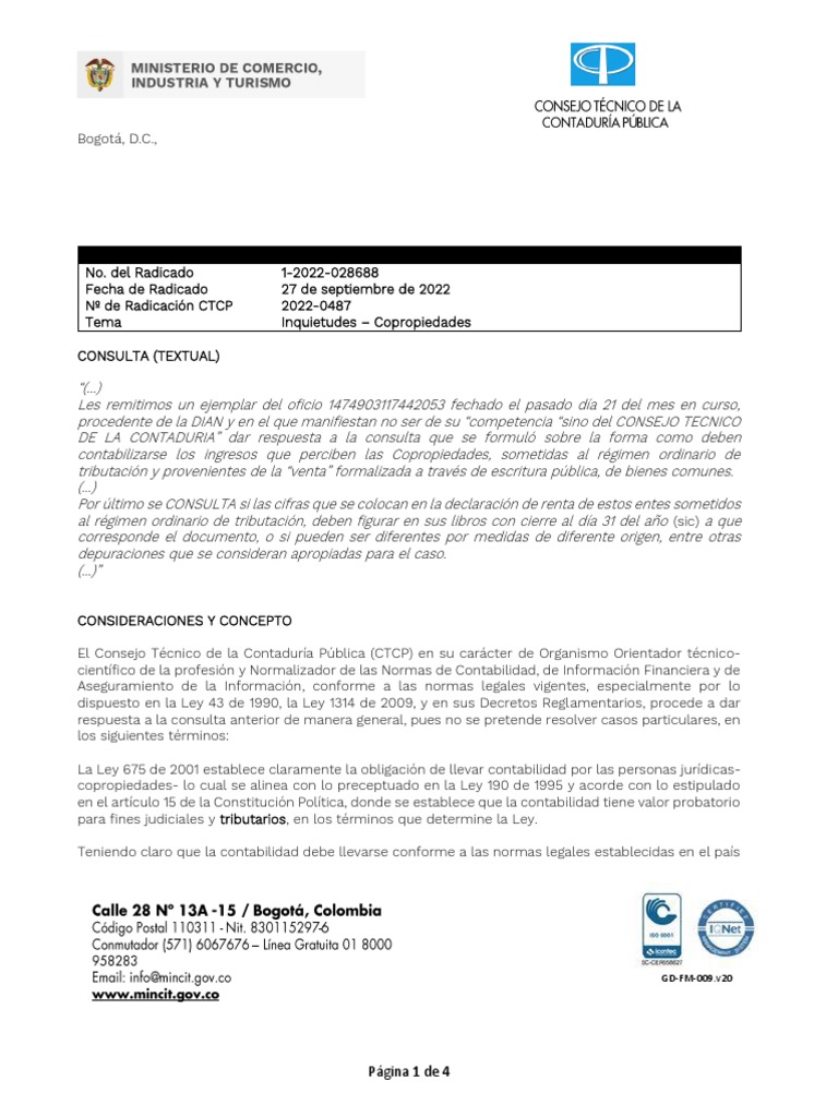 CTCP 487 | PDF | Contabilidad | Servicios financieros