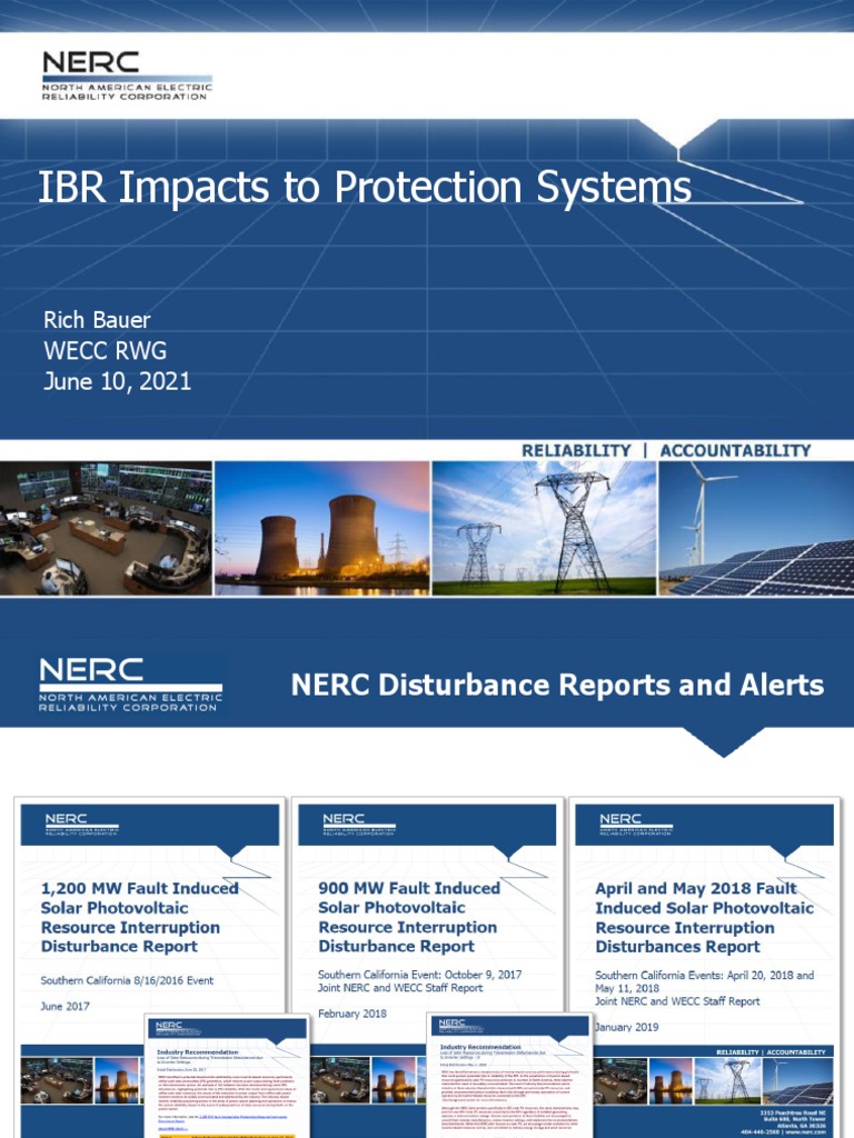 IBR Impacts On Protection System | PDF