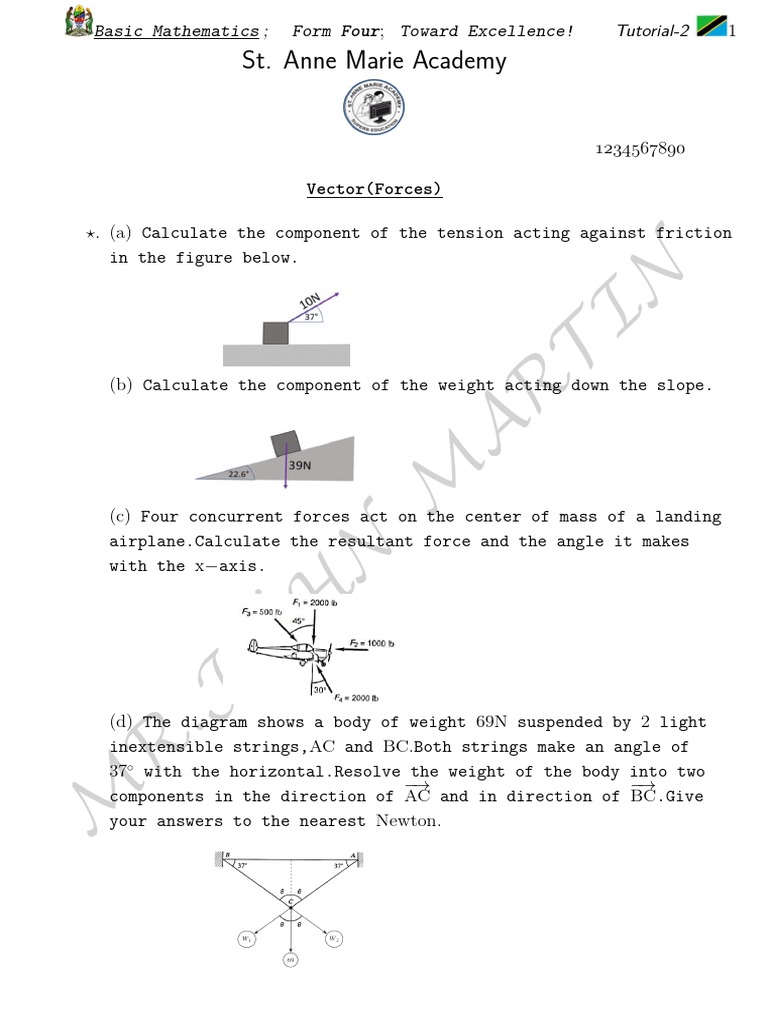 Form 4 Tutorial 2 | PDF | Force | Weight