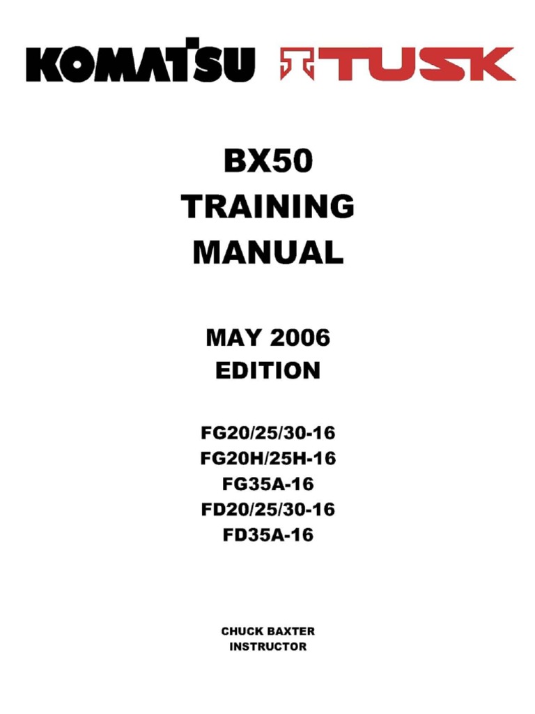 00 Bx50 Shop Training Manual | PDF | Horsepower | Manual Transmission