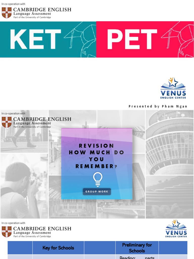 Cambridge KET-PET Exam Update 2020 | PDF | Multiple Choice | Applied ...