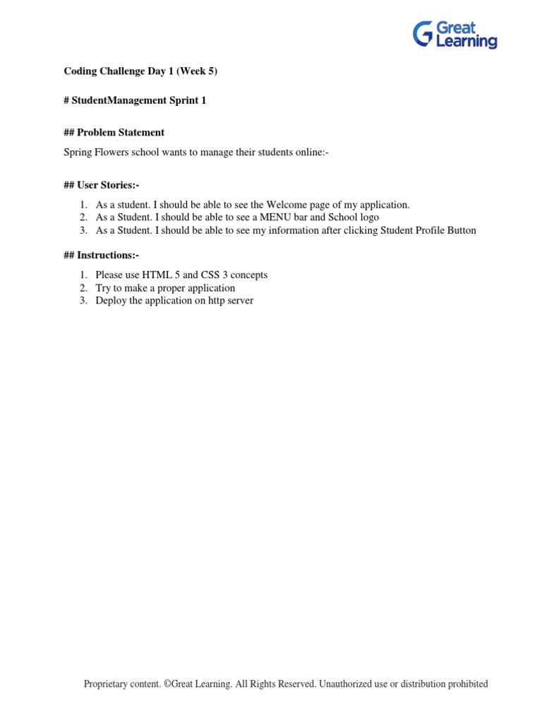 Coding Challenge 1 Pdf