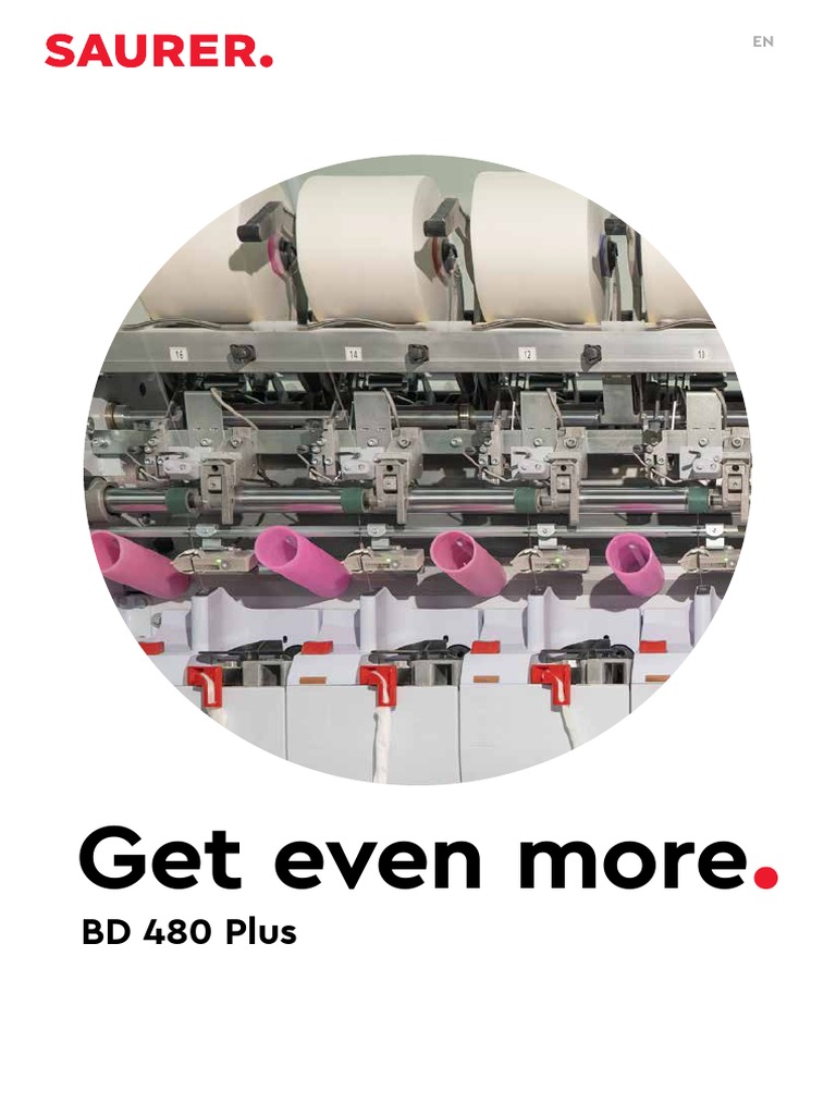 Brochure - BD 480 Plus - EN | PDF | Spinning (Textiles) | Yarn