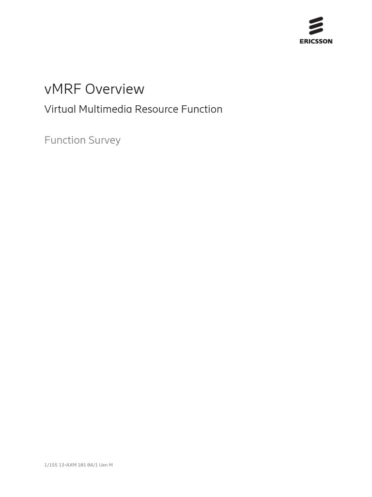 VMRF Overview | PDF | I Pv6 | Data Transmission