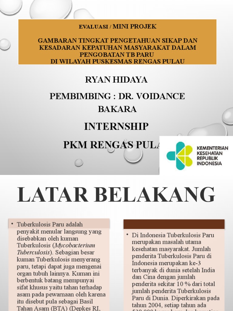 MINIPRO TB by Ryan Hidaya | PDF | Pengembangan Diri | Sains & Matematika