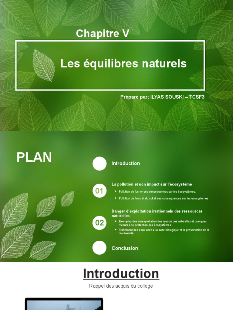Préservation des équilibres naturels | PDF | Sol (pédologie) | Eaux usées