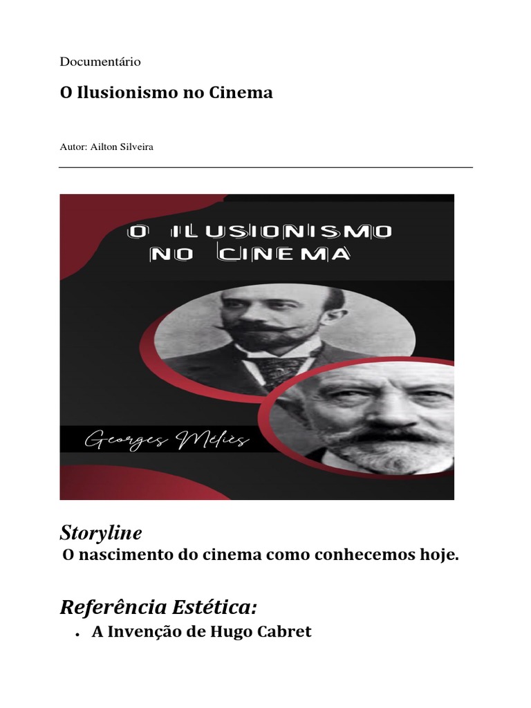 O Ilusionismo No Cinema | PDF | Fotografia cinematográfica