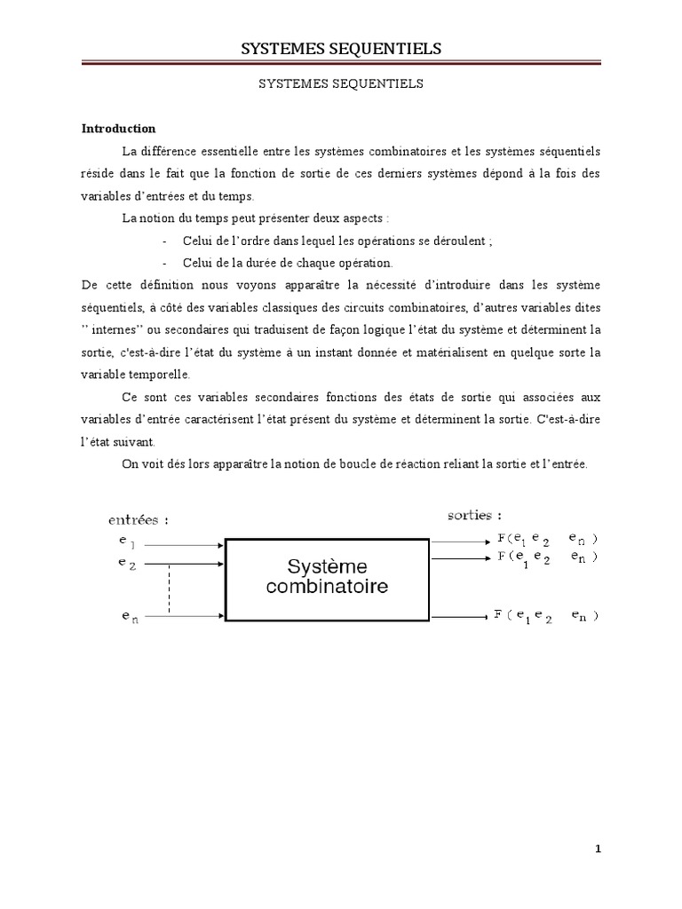 Systemes Sequ | PDF | Mathématiques appliqués | Mathématiques