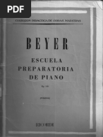 Beyer - Método Preparatorio para Piano | PDF