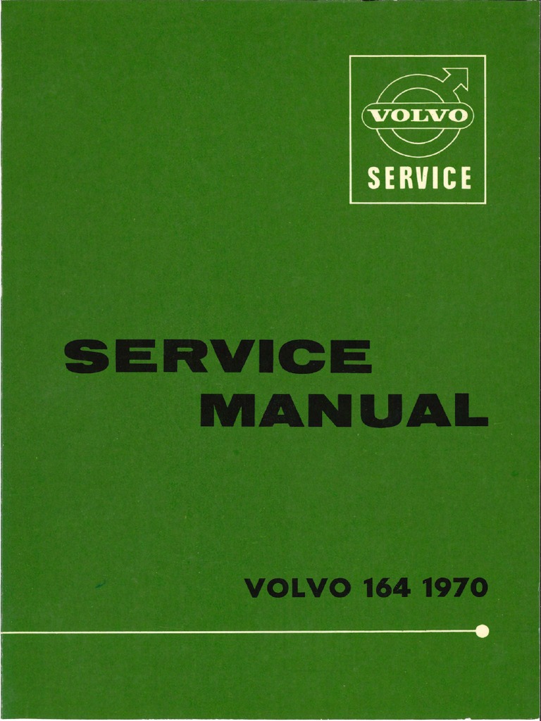 Volvo Service 164 1970 | PDF | Piston | Manual Transmission