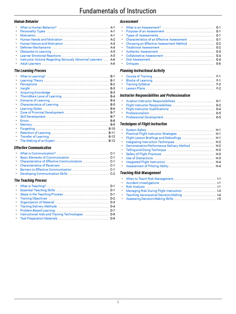 Fundamentals of Instruction | PDF | Learning | Motivational