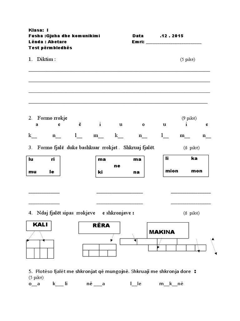 Abetare 2 | PDF