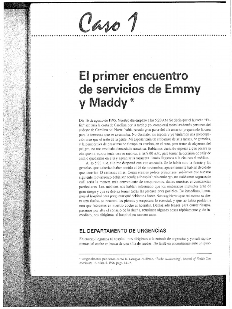 Caso de Emmy y Maddy | PDF