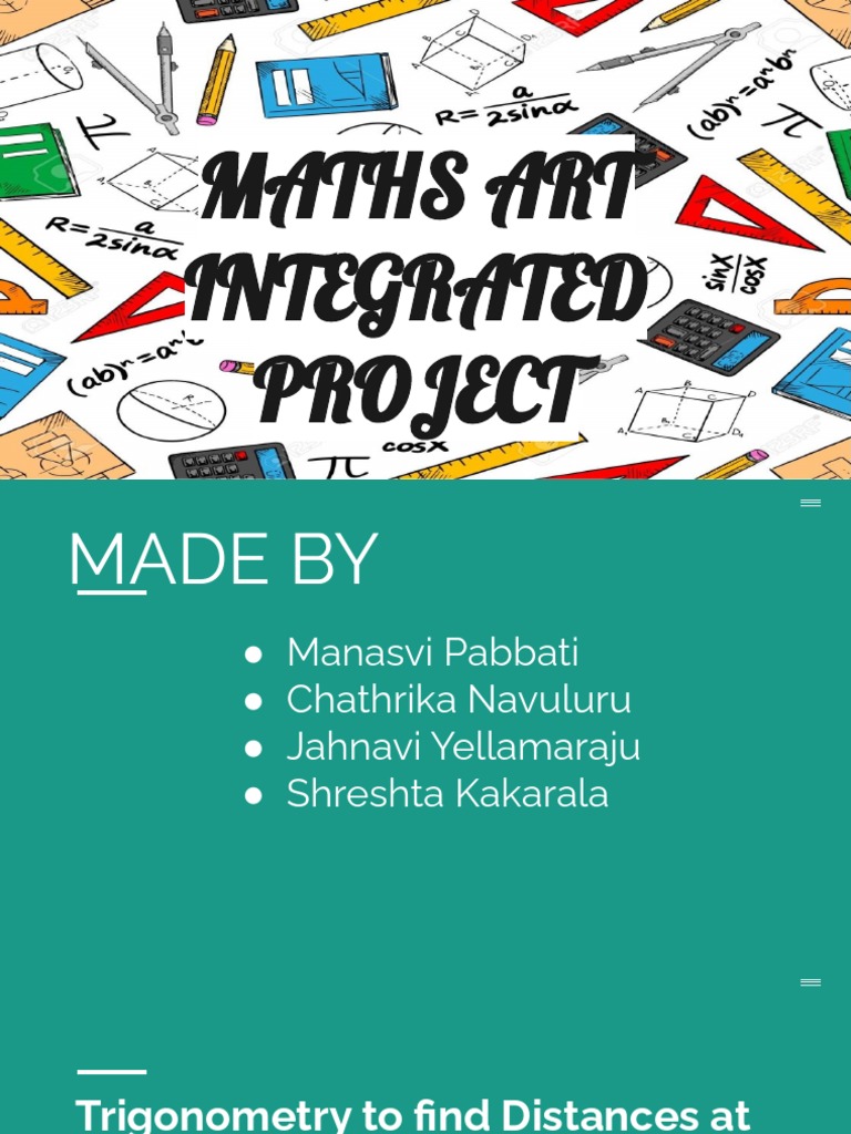 Art Integrated Project | Download Free PDF | Elementary Geometry | Trigonometry