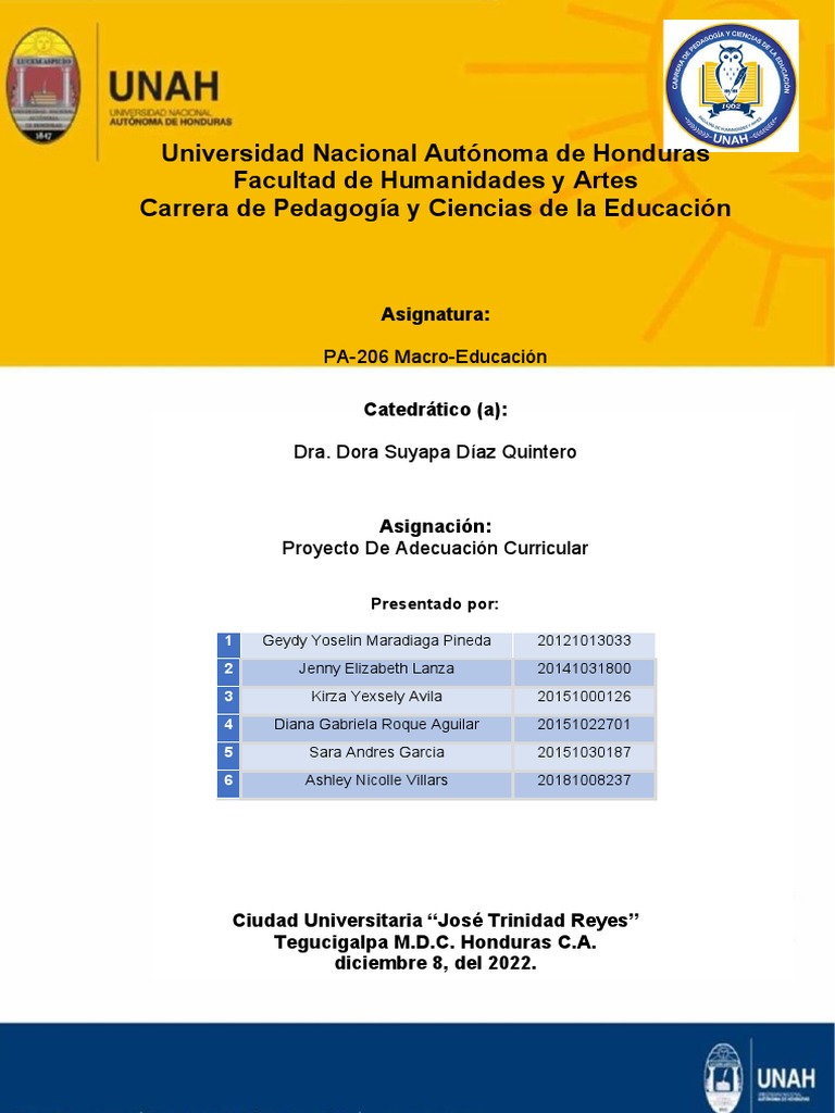 Proyecto Adecuacion Curricular Macro | PDF | Educación sexual | Infección transmitida sexualmente