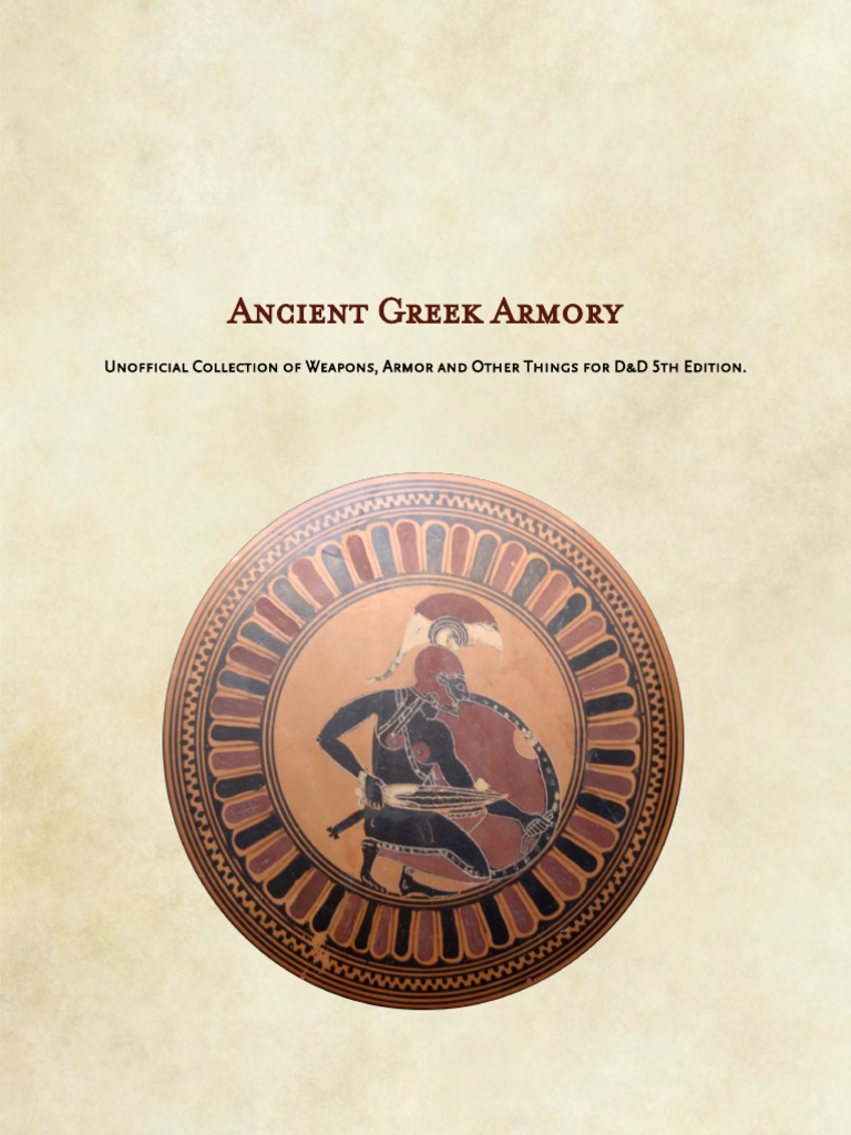 Ancient Greek Armory - The Homebrewery | PDF | D20 System