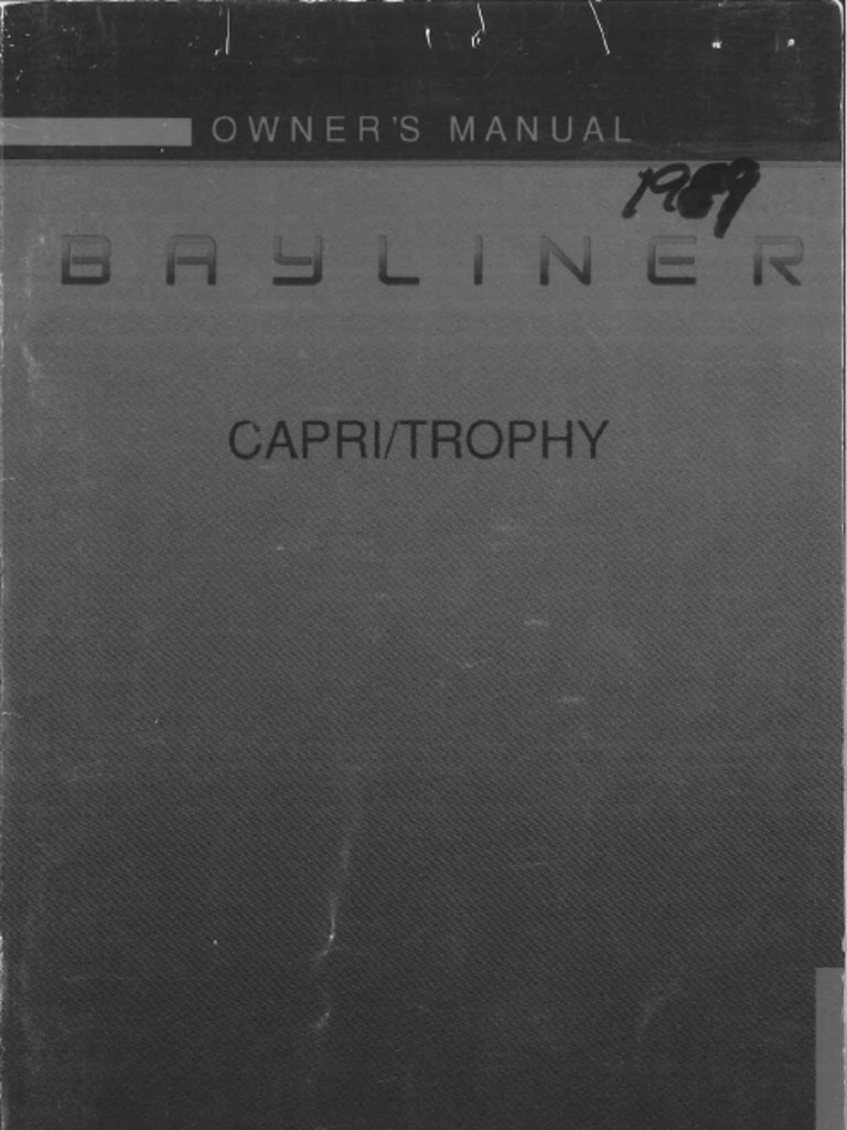 1989 Capri Trophy | PDF