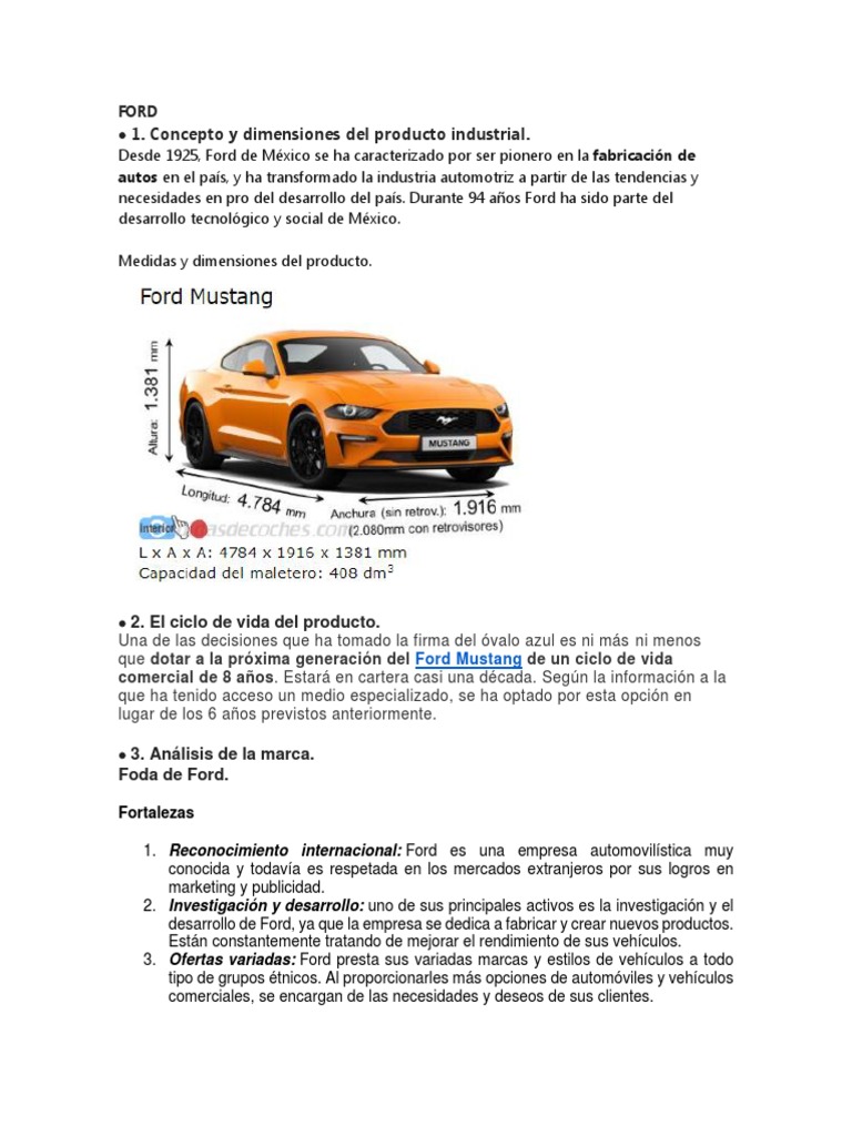 Ford | PDF | Marca | Compania de motores ford