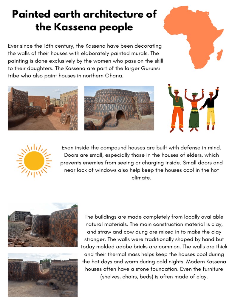 Painted Earth Architecture of The Kassena People | PDF