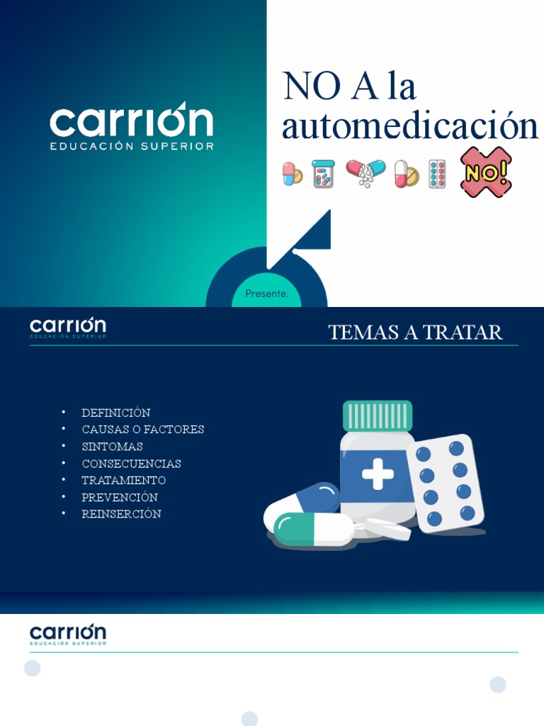 Consecuencias de la automedicación | PDF | La dependencia de sustancias ...