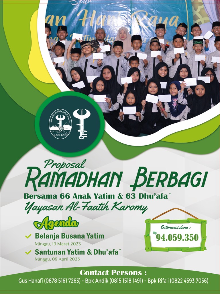 Proposal Ramadhan Berbagi 2023 1444 Dan TTD Stempel | PDF