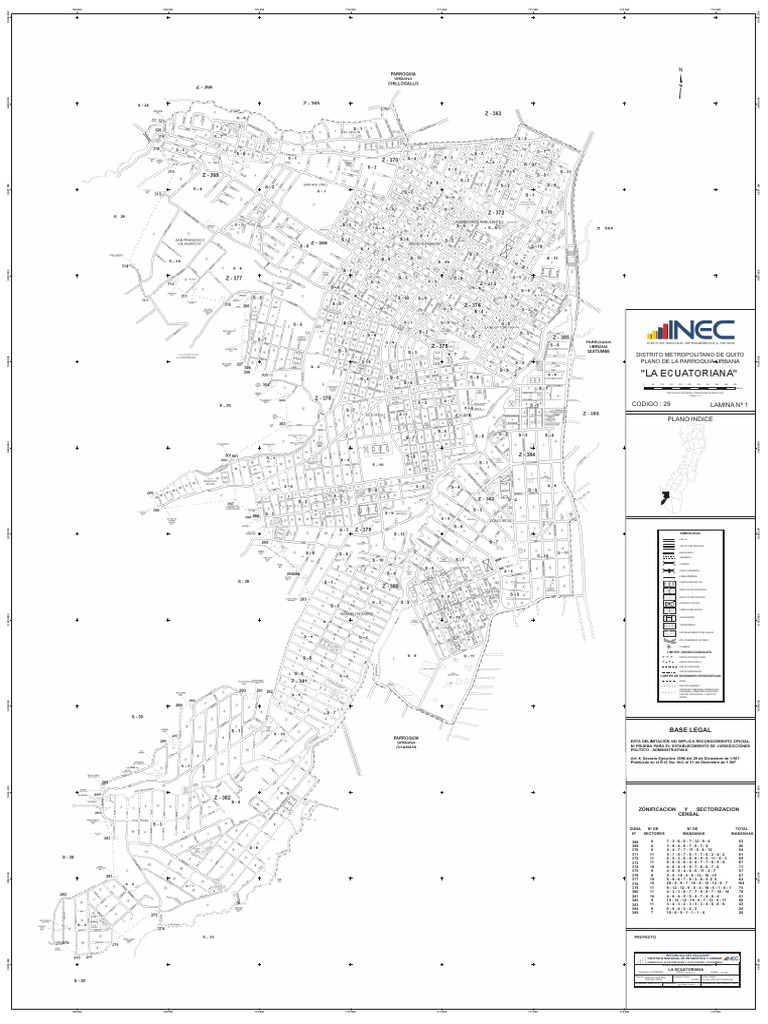 Mapa Ciudadela Ibarra 2010 | PDF