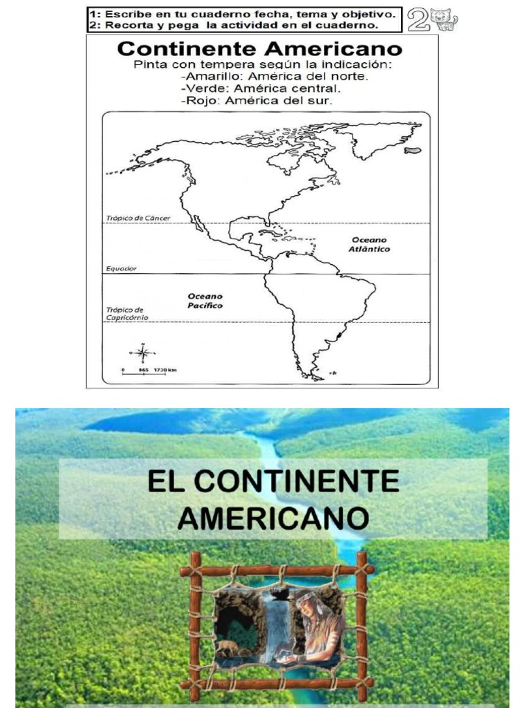 Continente Americano Presentacion | PDF | Américas | Europa
