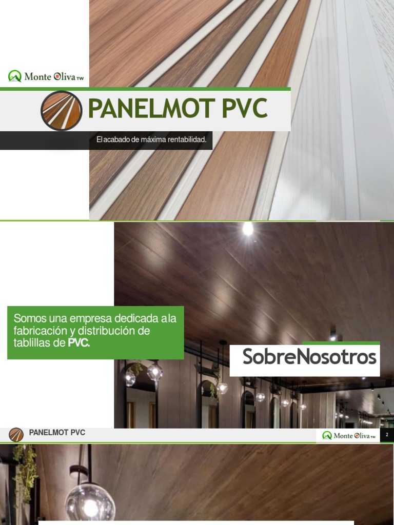 Panel Mot PVC Presentacion 2.2 1 | PDF