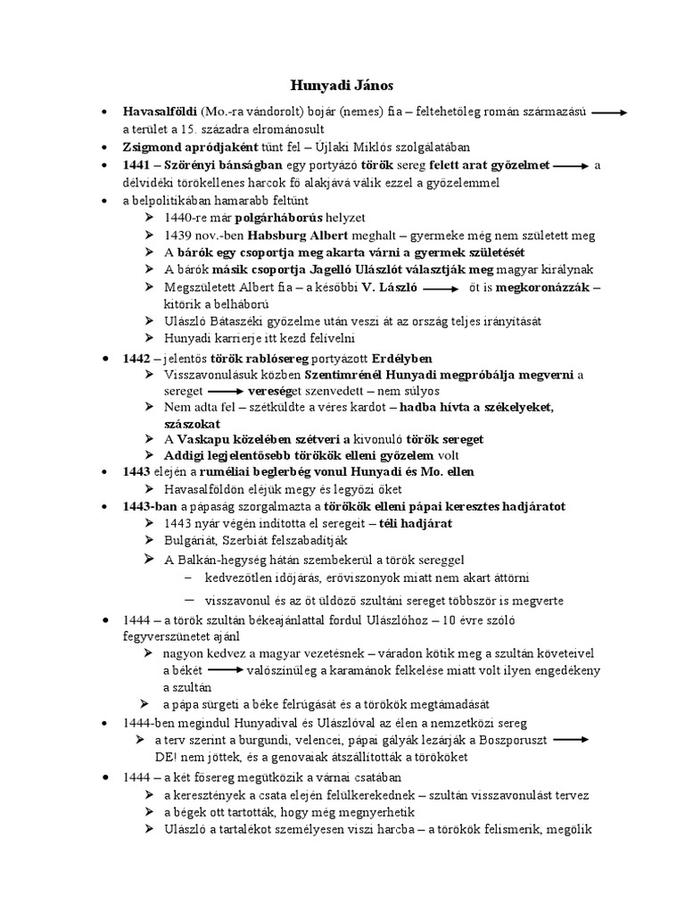 Hunyadi János | PDF