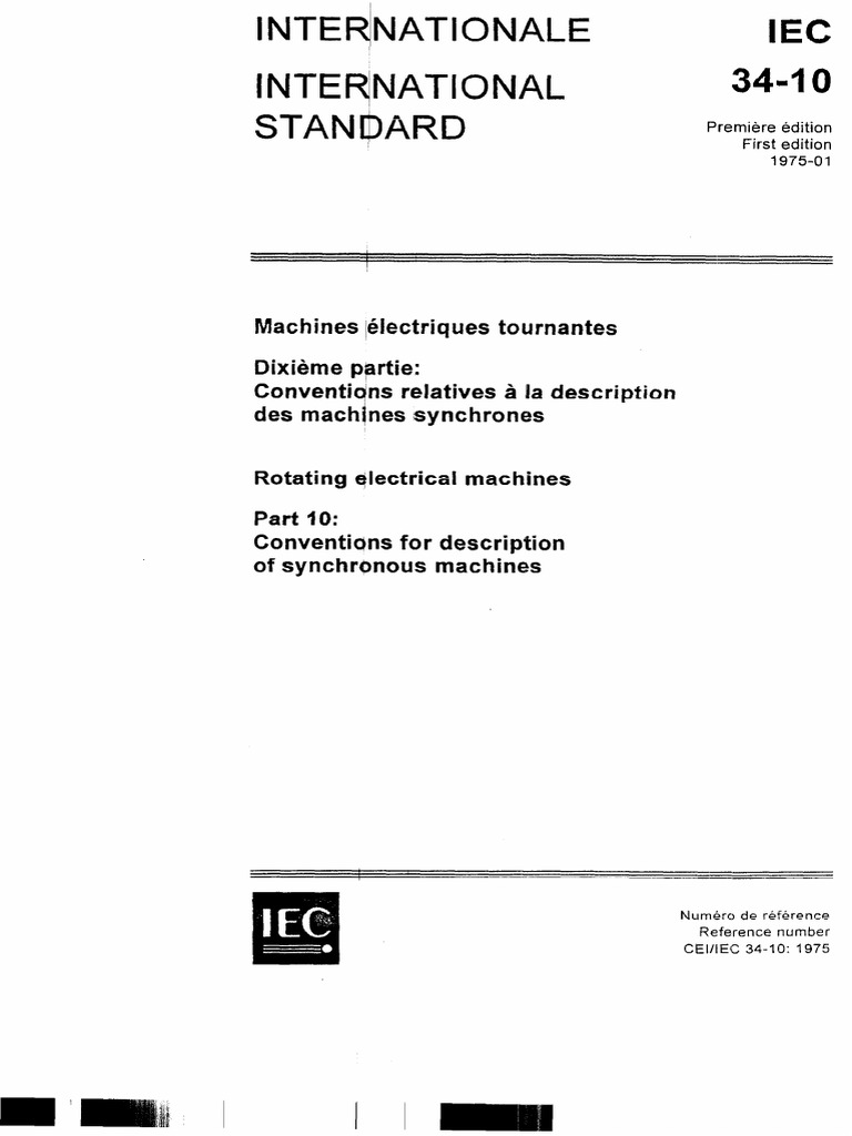 Iec 60034 10 | PDF