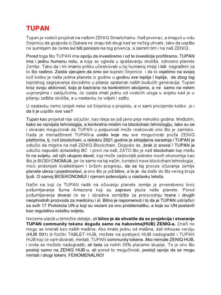 TUPAN Prezentacija TXTPDF | PDF