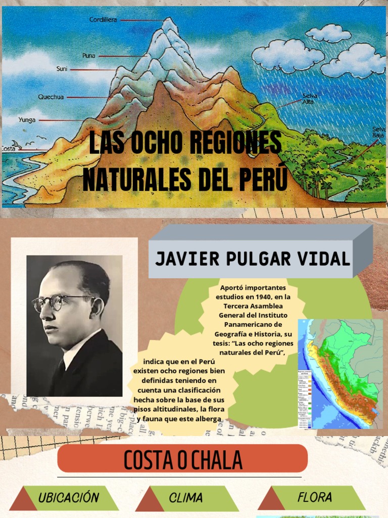 Ocho Regiones Naturales del Perú | PDF | Perú