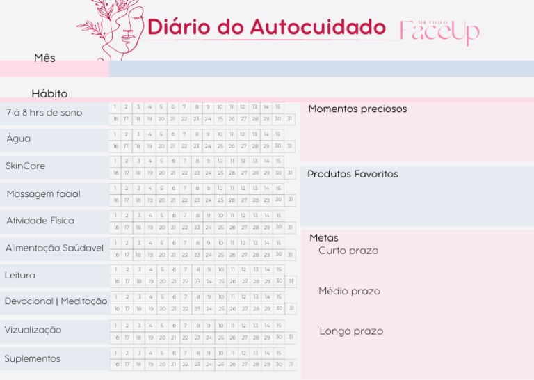 Diário Do Autocuidado | PDF