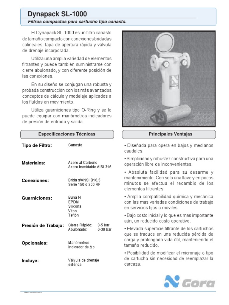 Gora HD Dynapack SL1000 | PDF