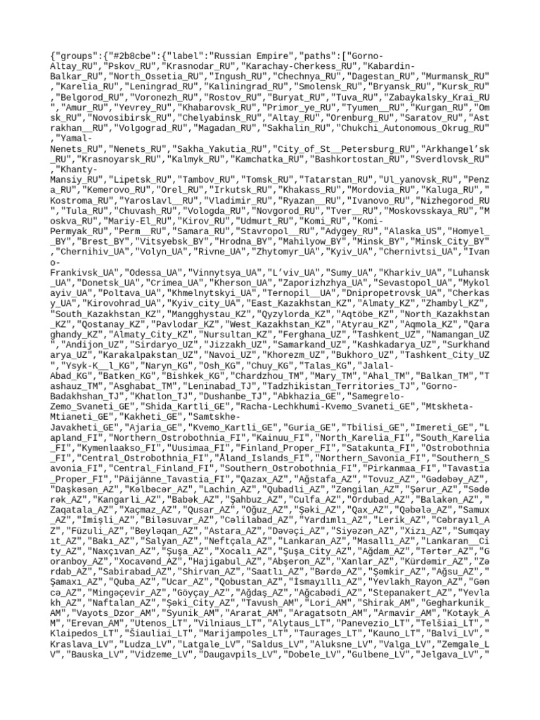 MapchartSave World Subdivisions | PDF