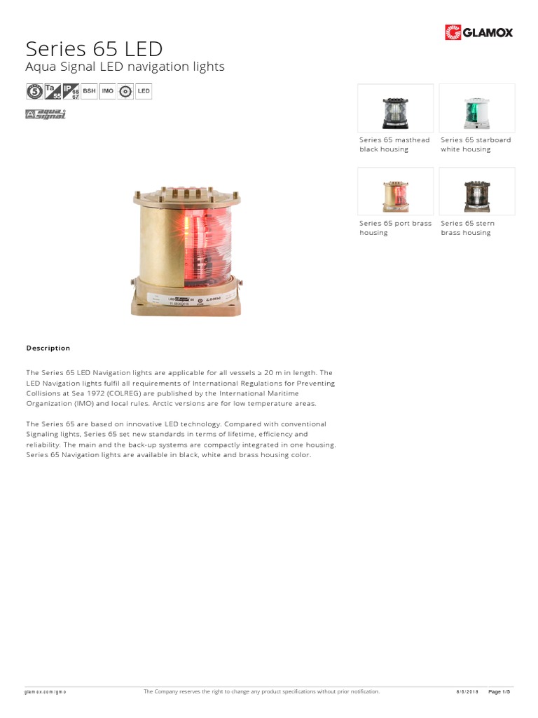 Groupitemlist Series 65 LED | PDF | Light Emitting Diode | Electrical ...