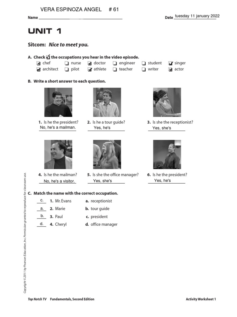 Unit 1 VERA ESPINOZA ANGEL # 61 | PDF