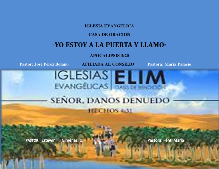 Iglesia Evangelica Pendon 2 | PDF