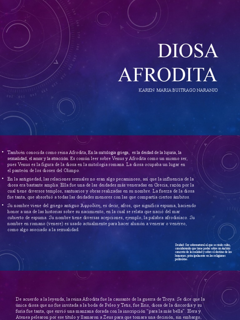 Diosa Afrodita | PDF | Afrodita | París (mitología)