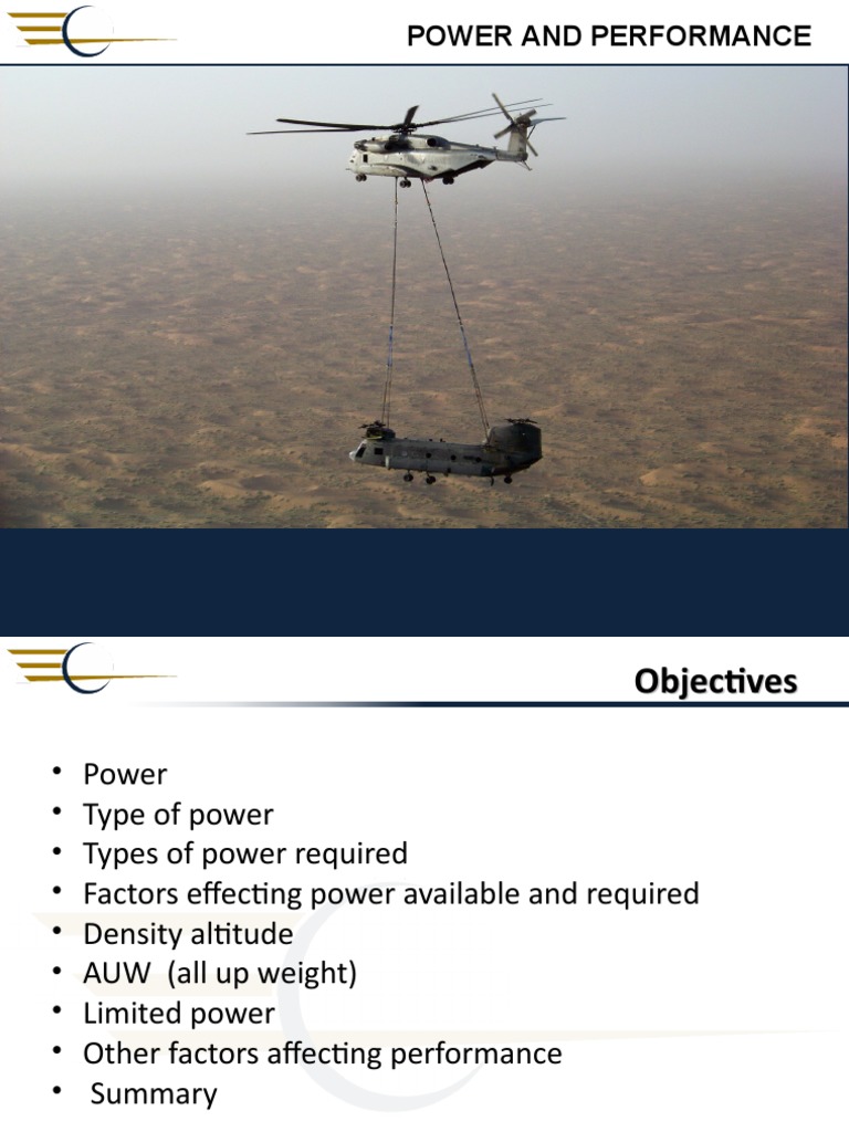 Power and Performance in Aviation | PDF | Helicopter | Drag (Physics)
