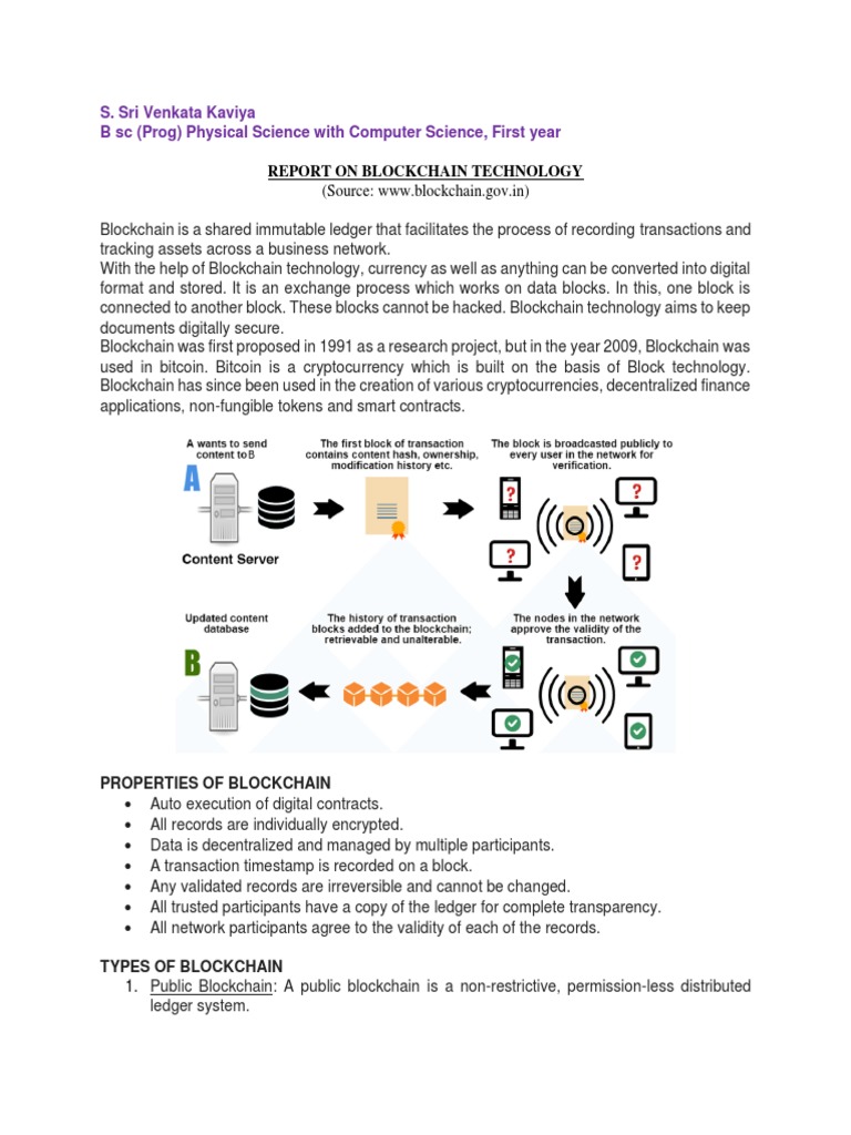 Kaviya Blockchain | PDF | Cryptocurrency | Computer Science