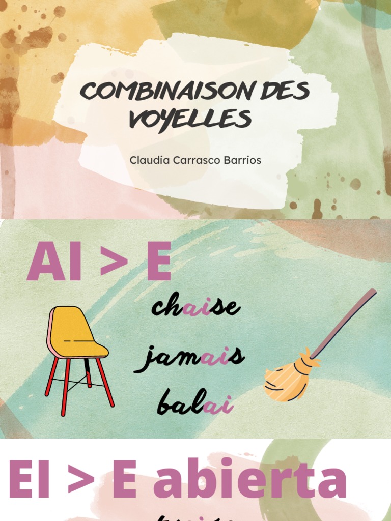 Combinaison Des Voyelles (4) 1 | PDF
