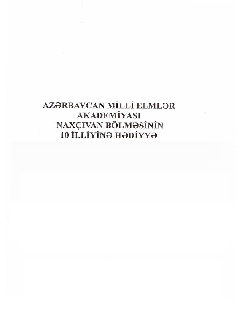Milli Metbex Ve Qonaqperverlik | PDF